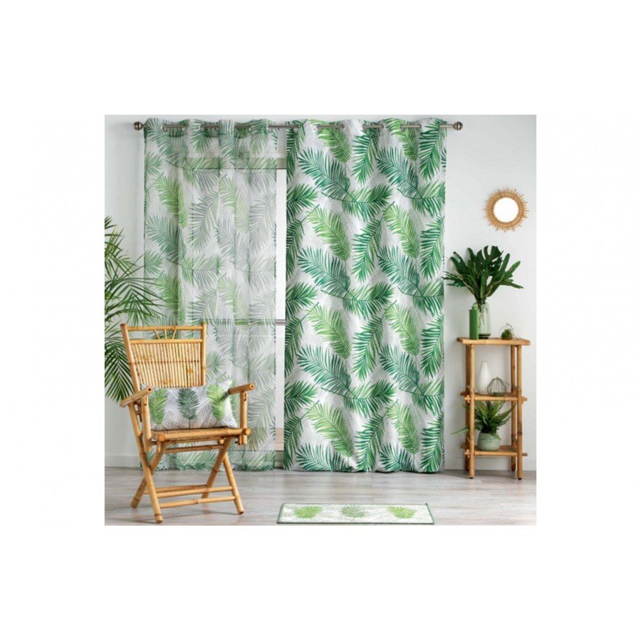 Rideau motif Tropical